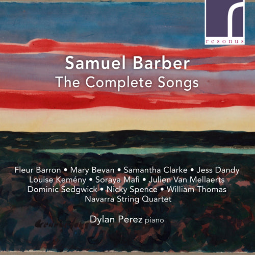 Samuel Barber: The Complete Songs | RES10301 – Resonus Classics ...